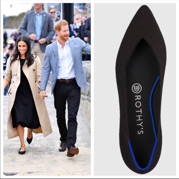 Rothy's | Shoes | Rothys The Point Classic Black Ballet Flat Nib | Poshmark